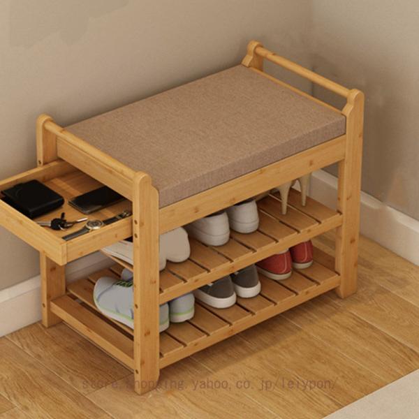 【発売日：2025年08月28日】【素材】座面：綿麻、フレーム：竹 【サイズ】幅60/75/95cm、奥行き30cm、高さ49cm 耐荷重：100kg【引き出し付き】引き出し式のデザインで、鍵や財布、腕時計などの小物を収納できるスペースを大...