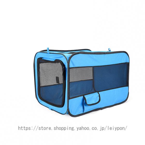 【発売日：2023年07月25日】商品詳細素材：メッシュ   オックスフォード サイズS：57.5*36.5*36cmM：76.7*48.5*48cmL：90.5*62.5*62cm【高品質・通気性抜群】メッシュ窓を備えているため、ペットが...
