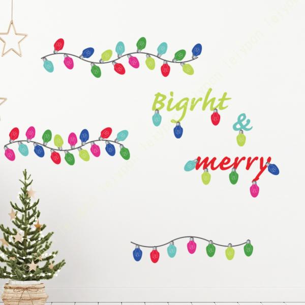 【発売日：2022年10月19日】★【商品仕様】サイズ：Free Size素材：ポリ塩化ビニル特徴：安全無毒で環境にやさしく、剥がせる防水機能★【クリスマス雰囲気満点】貼るだけでお部屋が大変身！貼るだけで壁面をおしゃれにデザインできるウォー...