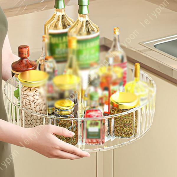 【発売日：2023年04月06日】商品の説明Sサイズ：22× 6.8cmLサイズ：28× 6.8cm素材：PE+PET+ステンレス色：透明/グリーン/オレンジ360°回転式ラックPETを採用しており、丈夫で耐摩耗性と耐久性があります。頑丈な...