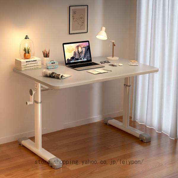 【発売日：2025年03月07日】【サイズ】本体：【昇降式】幅80cm×奥行60cm×高さ60-86cm。【昇降式】幅100cm×奥行60cm×高さ60-86cm。●パソコン用、ミシン用、宿題用、用途多彩の簡易デスク。●足元広々でゆったり利...