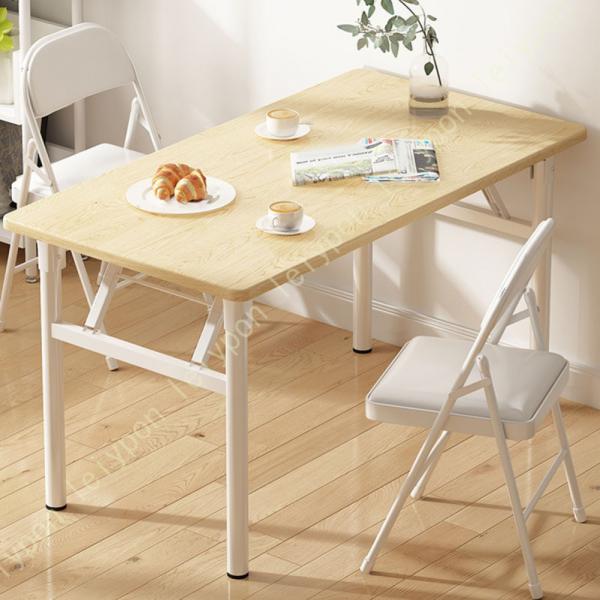 【発売日：2025年08月27日】【サイズ】本体：幅80cm/100cm/120cm×奥行40cm/50cm/60cm×高さ74cm!●使うときだけサッと出せるフレーム折りたたみ式デスク!●パソコン用、ミシン用、宿題用、用途多彩の簡易デスク...