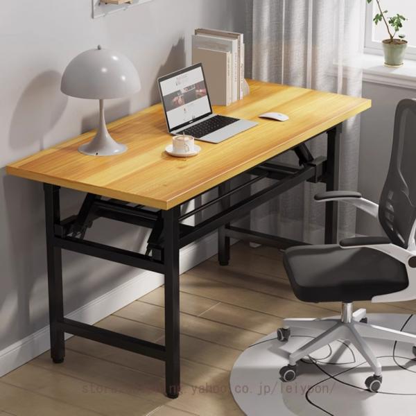 【発売日：2024年12月24日】【サイズ】本体：幅80cm/100cm×奥行40cm/50cm/60cm×高さ75cm。●使うときだけサッと出せるフレーム折りたたみ式デスク。●パソコン用、ミシン用、宿題用、用途多彩の簡易デスク。●折りたた...