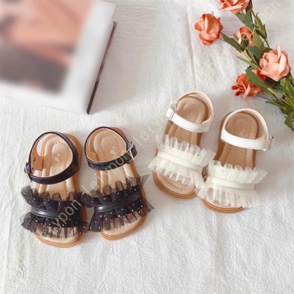 【発売日：2022年06月29日】サンダル 女の子 ドレスシューズ キッズ 子供靴 フォーマルシューズ 滑り止め ビーチサンダル 可愛い 発表会 子供靴 結婚式 卒園式 七五三 お受験軽い履き心地とクッション性を提供します。耐磨性、防臭性、...