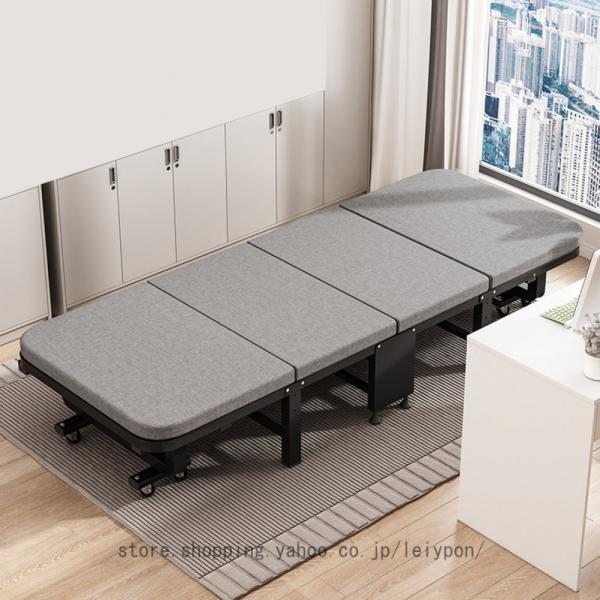 【発売日：2025年10月11日】幅約：65CM 75CM 90CM!3秒で折りたたみ可能!ベッドが不要なときは簡単に折りたたんでより多くのスペースを解放し、室内スペースを十分に活用します!開くだけであっという間に完成、パッと開いてすぐに使...