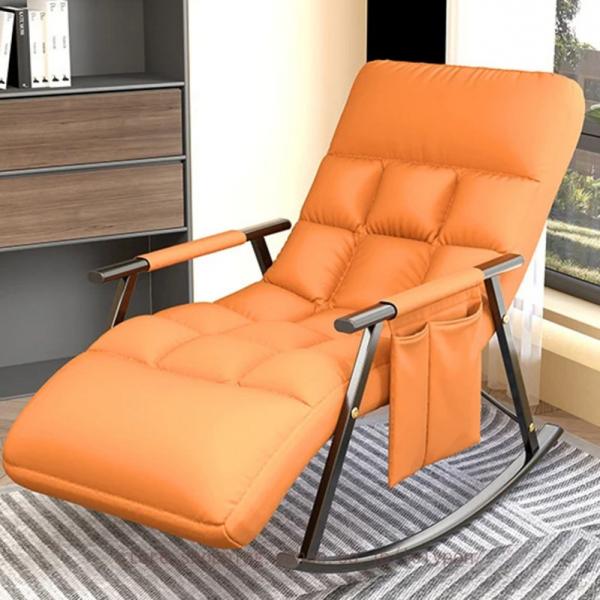 【発売日：2025年05月04日】製品名: ロッキングチェア/ロッキングチェア リクライニングチェアスタイル: モダン詰め物素材: コットン使用シナリオ: 寝室、リビングルーム、バルコニー、テラス、庭、その他のレジャーエリア※詳しいサイズ情...