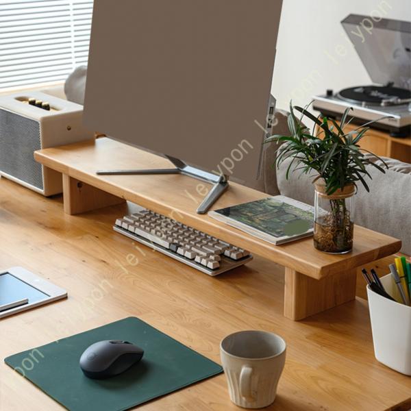 【発売日：2024年09月13日】★【正確な寸法は、ページで写真で確認できます。スタンドとしての機能のみで、他の付属品はない。】★【天然木桐製】天然木桐製でおしゃれな卓上パソコン台です。シンプルなデザインと落ち着いた色合いで、単体での使用も...