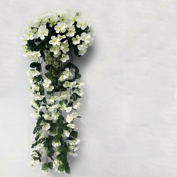 【発売日：2023年04月11日】【長 約：９０ｃｍ。F*1 = 花かご1個に対して杖1本。F*2 = 花かご2個に対して杖2本。F*4 = 花かご4個に対して杖4本。】人工観葉植物は生花とは違い枯れないので永く使用でき経済的です。 【存在...