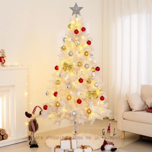 【発売日：2025年09月25日】ご注文前にサイズをご確認ください!クリスマスツリーの下の飾り物は含まない!3段に分かれており、下段・中段部分は傘のように開くだけで枝が広がる仕様になっているから組立も楽々!クリスマスの雰囲気UP!デザインは...