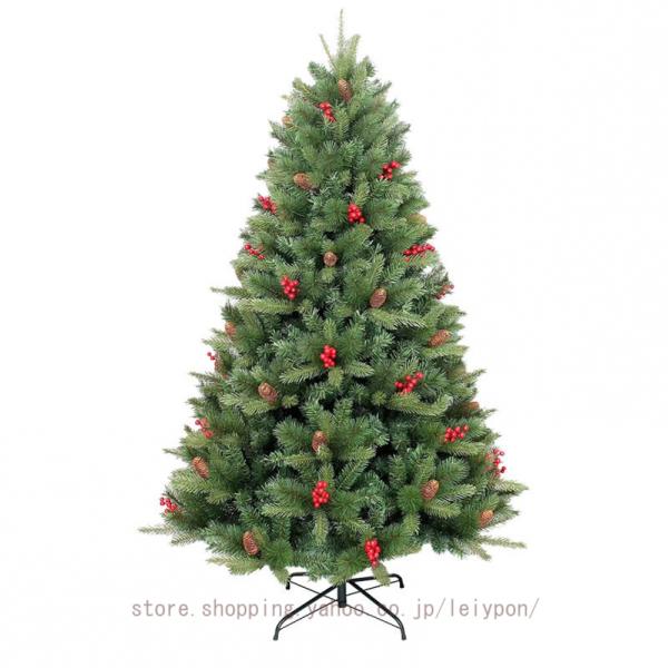 【発売日：2025年09月25日】ご注文前にサイズをご確認ください!1.2M / 1.5M / 1.8M / 2.1M  サイズ：ワインレッドのオーナメントボール 2セット 付属!3段に分かれており、下段・中段部分は傘のように開くだけで枝が...