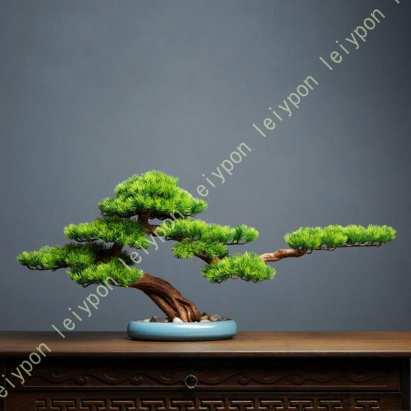 【発売日：2025年03月19日】手動での組み立てと調整が必要。サイズが写真に示す寸法を参考にしてください。こちらの製品は、プラスチックで作られており、リアルな触感が特徴です。人工盆栽素敵なベースが付属していて、家のどこでも、オフィスでも素...