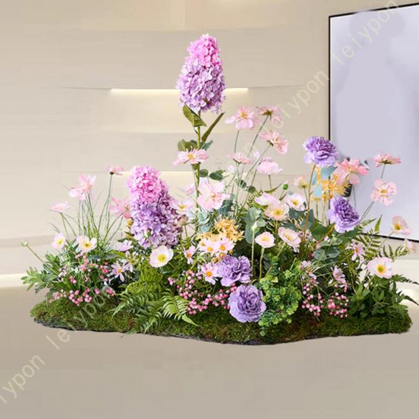 【発売日：2025年07月18日】１、サイズが写真に示す寸法を参考にしてください。２、自然な雰囲気を演出し、空間に豊かな緑をもたらします。精巧な人工花で自然な彩りを演出。花壇のような立体感とボリューム。紫外線や雨にも強い屋外対応素材。華やか...