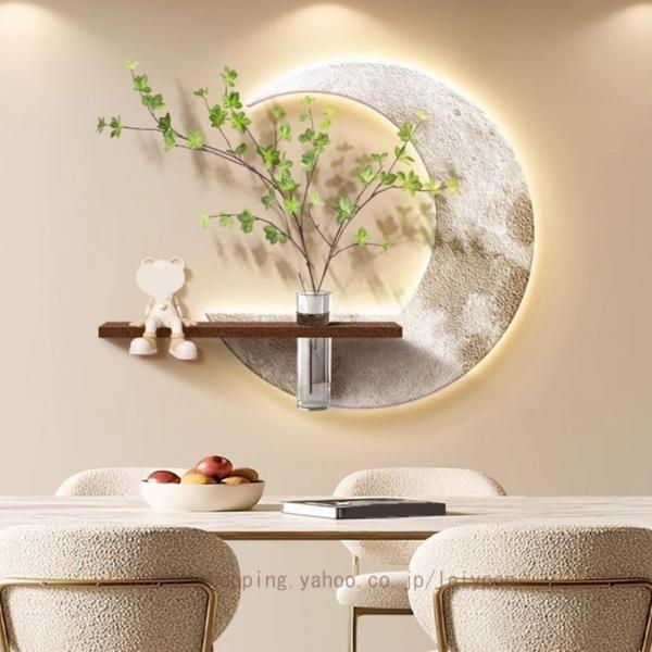 【発売日：2025年08月15日】砂岩風の立体アート+透明花瓶+ミニ収納ラック!【製品にはライトが付属していないため、お客様は別途ご購入が必要です!】【侘寂風×立体抽象デザイン】自然と静けさを感じる侘寂風スタイルに、抽象的な立体デザインを組...