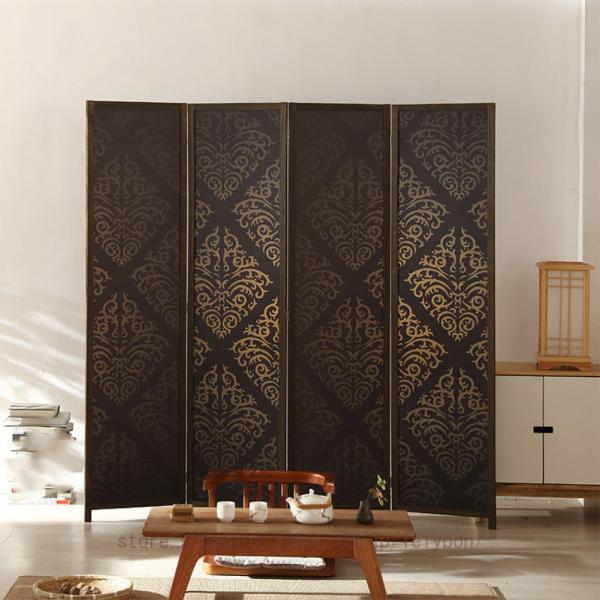 【発売日：2025年10月28日】★「商品サイズ（cm）」：180*45*3=高さ約180×幅約45　　　　 180*45*4=高さ約180×幅約45　　　　パネル数：4連 ★「素材」：木と紙織り ★「お部屋に新しい空間を」：限られたお部屋...