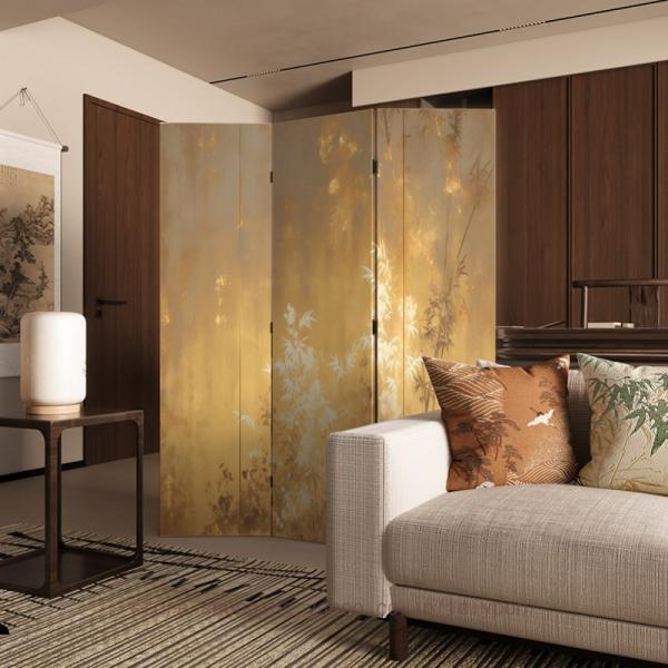 【発売日：2025年06月18日】★「商品サイズ（cm）」：高さ約180×幅約40　　 パネル数：3/4連 ★「素材」：木とクロス ★「お部屋に新しい空間を」：限られたお部屋の空間を、シンプルに仕切ってくれるパーテーション。 ★「折りたたん...