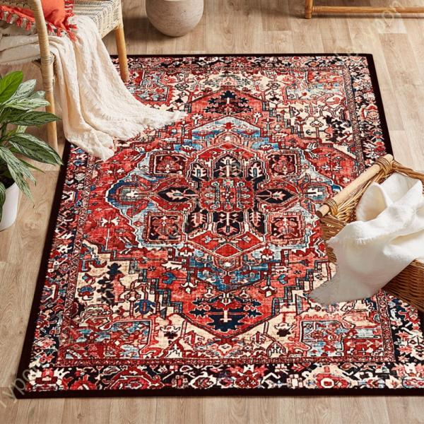 【発売日：2023年05月17日】◆全体の厚さは約6mmです。 ◆材質：（表）ポリエステル ／ 裏面：不織布(滑り止め加工)  上品で優美に、そして、華やかな、上品で豪華、エレガントタイプのペルシャデザインです。 お部屋を華やかに彩りますの...