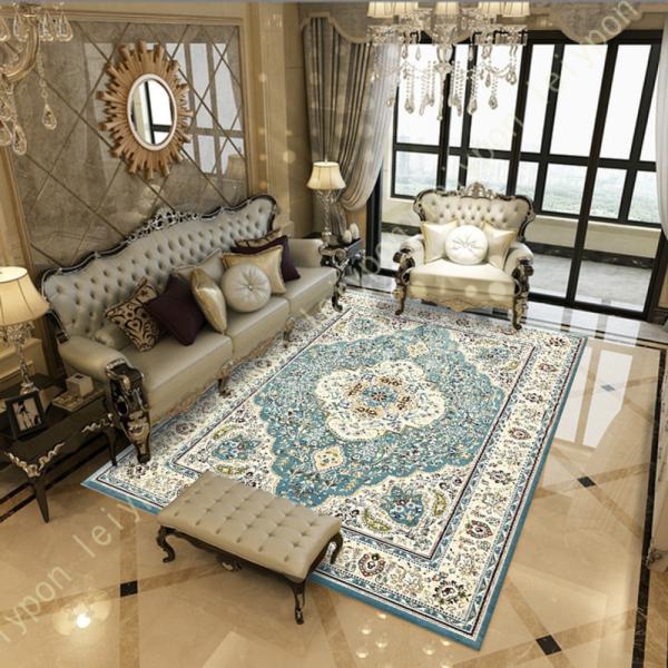 【発売日：2023年05月17日】◆全体の厚さは約6mmです。 ◆材質：（表）ポリエステル ／ 裏面：不織布(滑り止め加工)  上品で優美に、そして、華やかな、上品で豪華、エレガントタイプのペルシャデザインです。 お部屋を華やかに彩りますの...