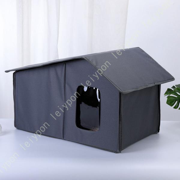 【発売日：2025年01月15日】ペットシェルター 犬小屋 猫小屋 ペットハウス 野良猫 野良犬 テント ペットケージ 防寒 防水 防風 睡眠ハウス 折り畳み 耐噛み ペット屋外ハウス特徴:1、防水性と暖かさ2、お手入れが簡単3、組み立てと...