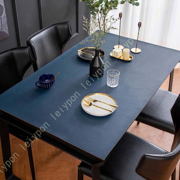 【発売日：2025年04月12日】【テーブルに斬新感】PVC製テーブルクロス、シンプルで明るいお部屋を彩ります！こちらのテーブルマットはシンプルなデザインと使いやすい長方形で、シーンを問わずにお使いいただけます。テーブルクロスはもちろん、事...