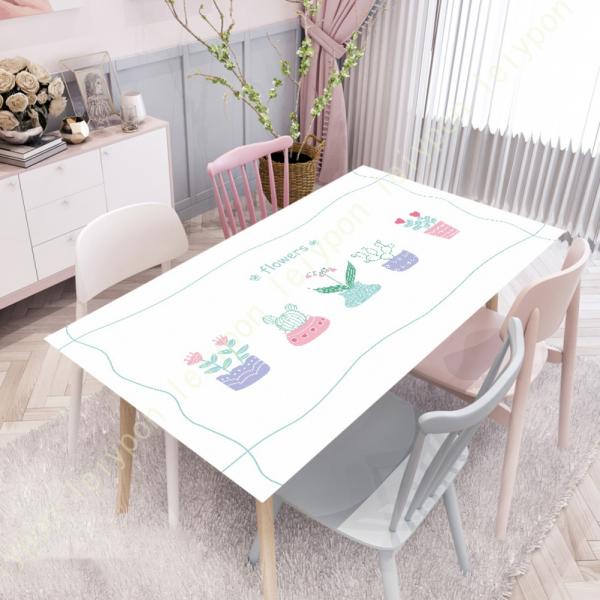 【発売日：2022年11月08日】【テーブルに斬新感】PVC製テーブルクロス、シンプルで明るいお部屋を彩ります！こちらのテーブルマットはシンプルなデザインと使いやすい長方形で、シーンを問わずにお使いいただけます。テーブルクロスはもちろん、事...