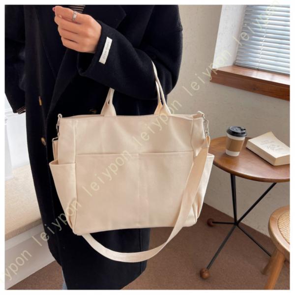 【発売日：2023年06月14日】【商品の説明】★【商品サイズ】：幅41，高さ28.5 cm，厚さ11cm，手提げ14。★想像以上の収納力。iPad、折り畳み傘、長財布、化粧品、服など身の回り品は全部このハンドバッグでスッキリと収納でき、短...