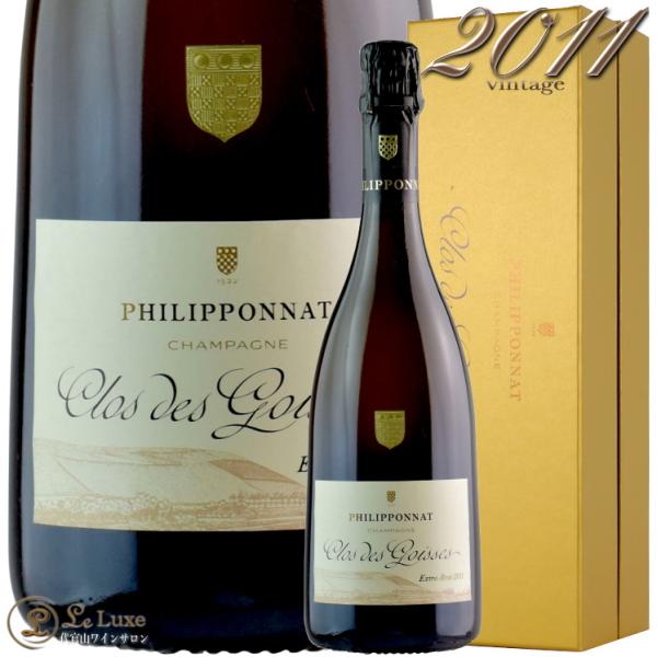 【商品名】Philipponat Clos des Goisses 2011 Gift Box 【蔵元】フィリポナ / Philipponnat【生産地】フランス/France＞シャンパーニュ地方/Champagne＞アイ村/Ay＞クロ・デ...