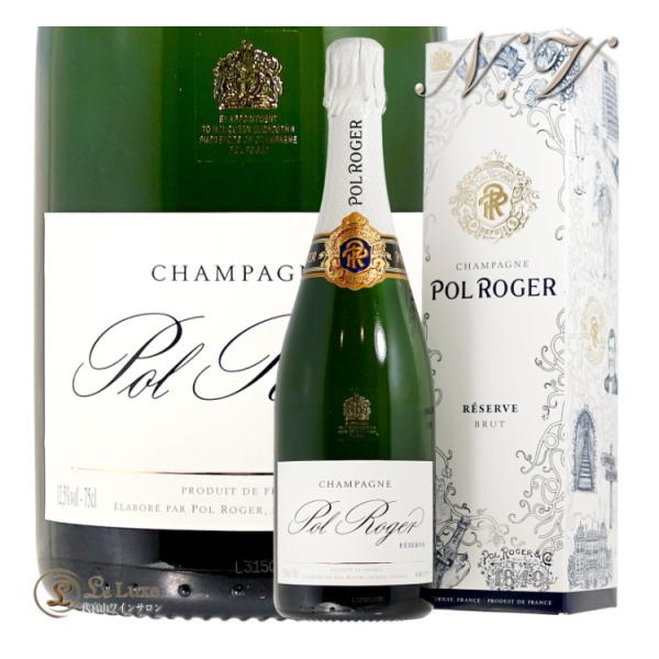 【商品名】Pol Roger Brut Reserve NV Gift box【生産地】フランス/France＞シャンパーニュ地方/Champagne【蔵元】ポル・ロジェ / Pol Roger【格付】A.O.C シャンパーニュ / Cha...