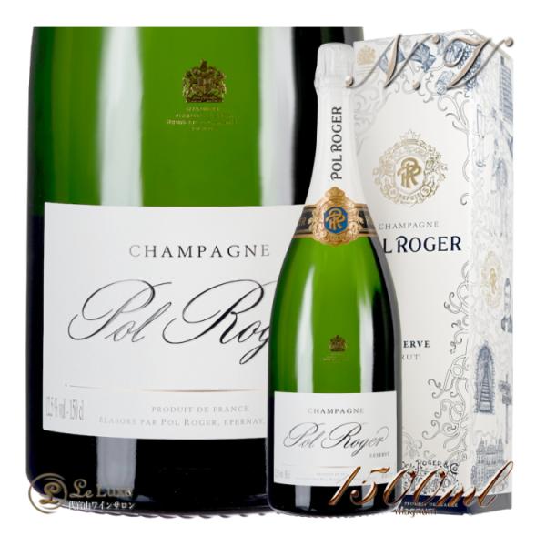 【商品名】Pol Roger Brut Reserve Magnum NV Gift box【生産地】フランス/France＞シャンパーニュ地方/Champagne【蔵元】ポル・ロジェ / Pol Roger【格付】A.O.C シャンパーニ...