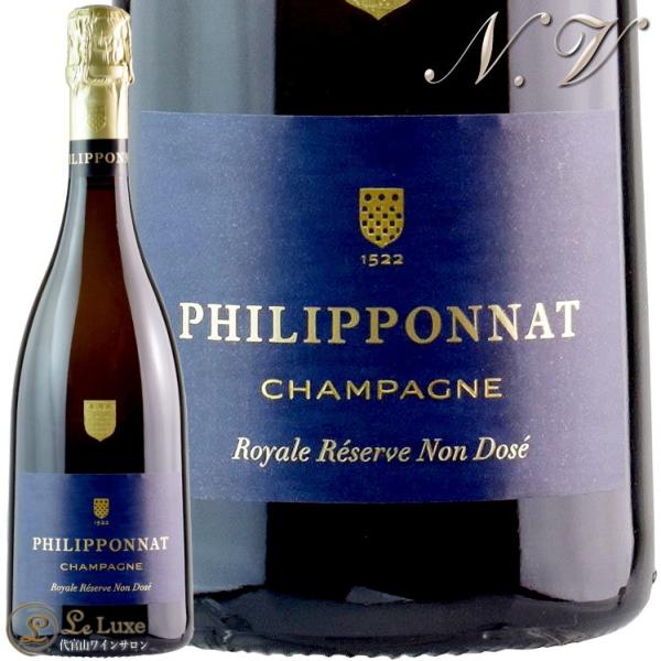 【商品名】Phillippone Royal Reserve Non Dose【蔵元】フィリポナ / Philipponnat【生産地】フランス/France＞シャンパーニュ地方/Champagne＞アイ村/Ay【格付】A.O.C シャンパ...