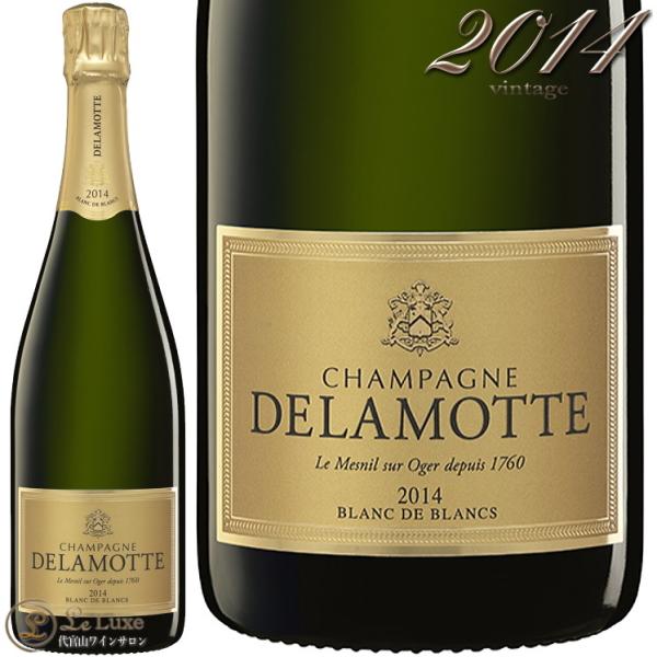 【商品名】Delamotte Brut Blanc de Blancs Millesime 2014【蔵元】ドゥラモット / Delamotte【生産地】フランス/France＞シャンパーニュ地方/Champagne＞コート・デ・ブラン地区...
