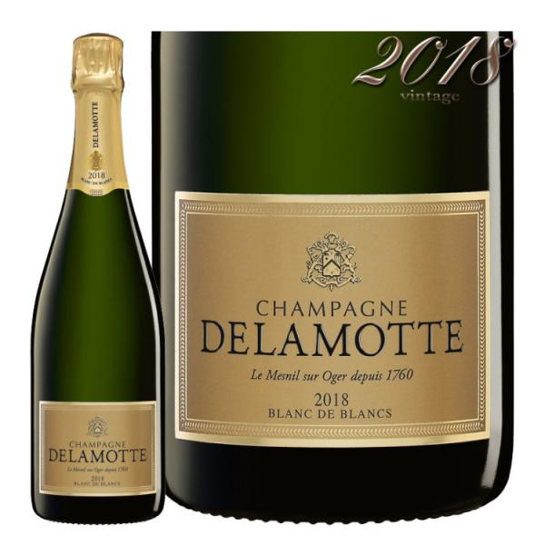 【商品名】Delamotte Brut Blanc de Blancs Millesime 2018【蔵元】ドゥラモット / Delamotte【生産地】フランス/France＞シャンパーニュ地方/Champagne＞コート・デ・ブラン地区...