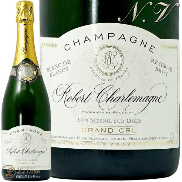 【商品名】Robert Charlemagne Brut Reserve Blanc de Blancs Grand Cru NV【生産地】フランス/France＞シャンパーニュ地方/Champagne＞ル・メニル・シュル・オジェ村/Le ...