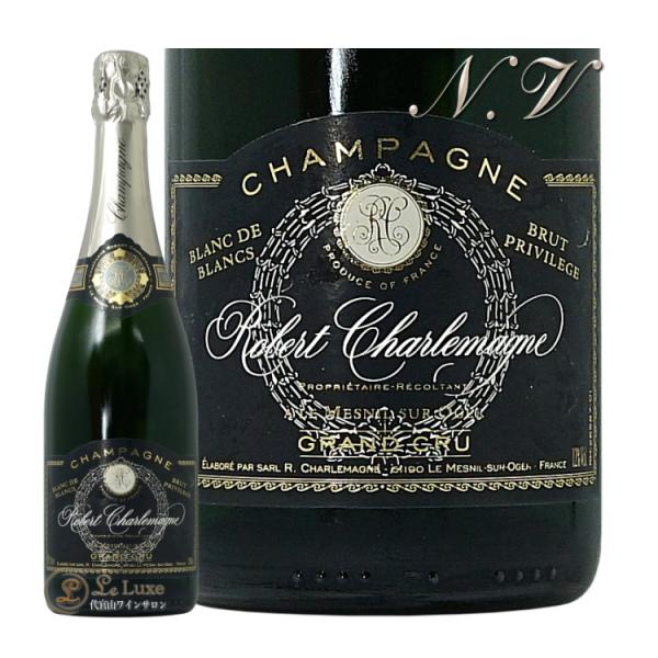 【商品名】Robert Charlemagne Brut Privil?ge Blanc de Blancs Grand Cru NV【生産地】フランス/France＞シャンパーニュ地方/Champagne＞ル・メニル・シュル・オジェ村/L...