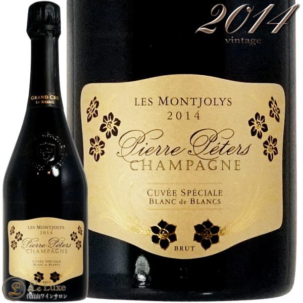 【商品名】Pierre Peters Cuvee Speciale Les Montjolys Brut Blanc de Blancs Grand Cru 2013【蔵元】ピエール・ペテルス / Pierre Peters【生産地】フラン...