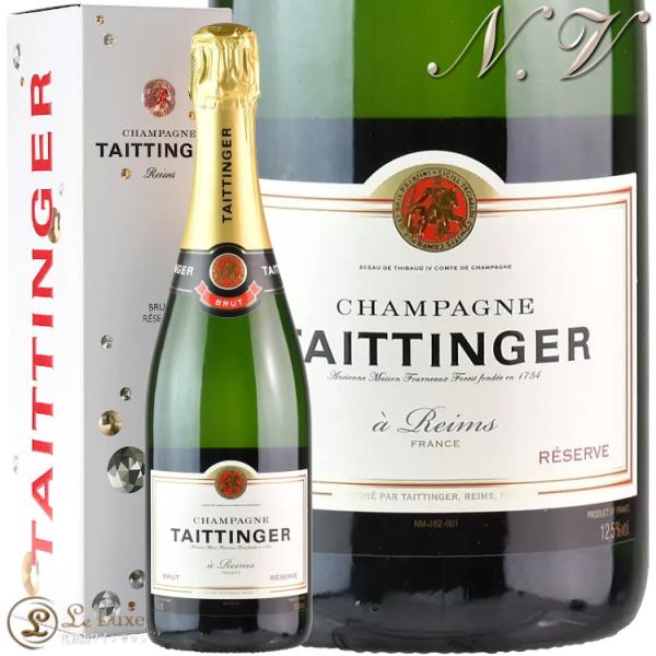 【商品名】Taittinger Brut Reserve Gift Box【蔵元】テタンジェ / Taittinger【生産地】フランス/France＞シャンパーニュ地方/Champagne【格付】A.O.C シャンパーニュ / Champ...