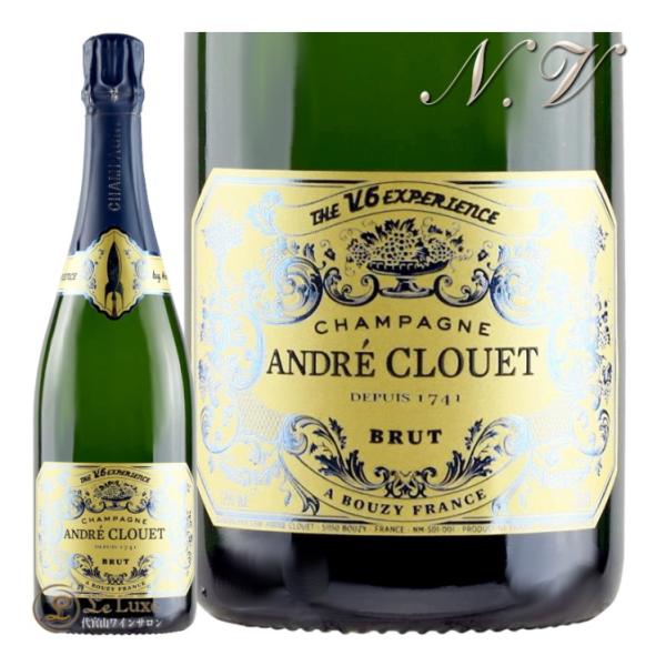 【商品名】Andre Clouet The V.6 Experience NV【蔵元】アンドレ クルエ / Andre Clouet【生産地】フランス/France＞シャンパーニュ地方/Champagne＞モンターニュ・ド・ランス地区/Mo...