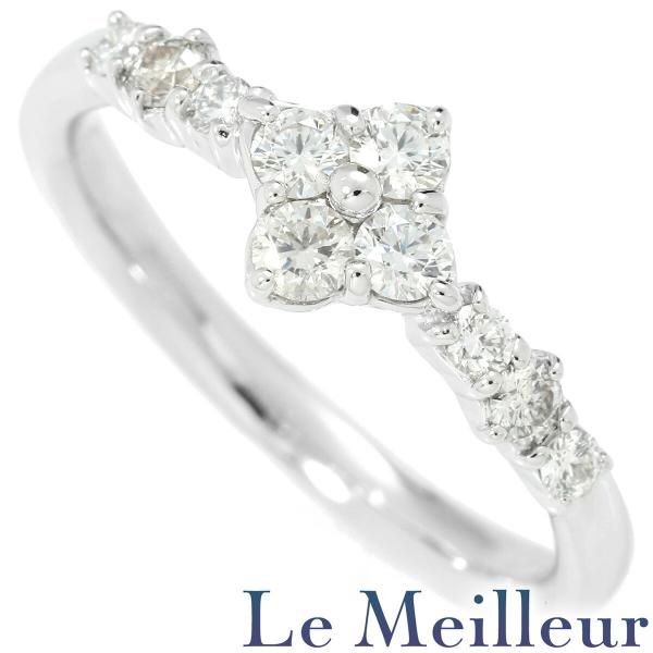 四葉のデザインが可愛らしいダイヤモンドリング。SI2以上のダイヤモンドの輝きが美しく、指元に上品なアクセントを与えてくれます。[商品ランク]S※詳細は下表をご確認ください[商品名]四葉モチーフリング SI2 UP[サイズ]最大幅：約7.0m...