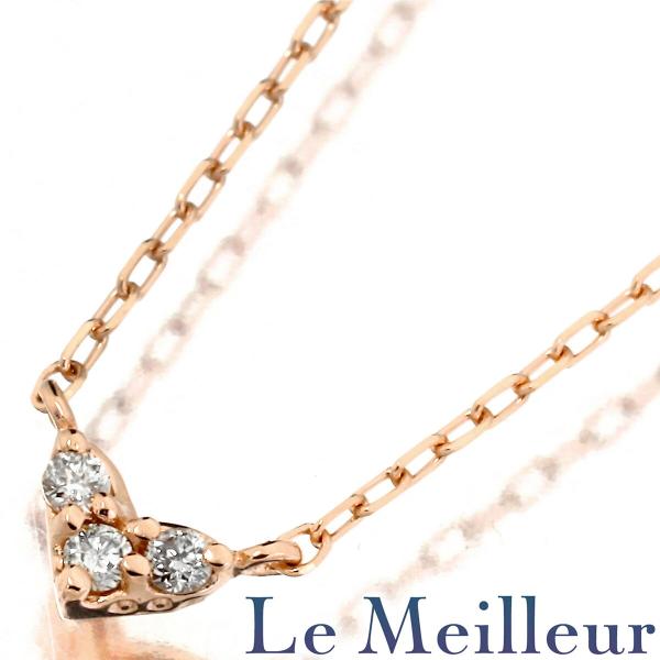 [商品ランク]S 新品同様[商品状態]プロによる新品仕上げ済み[商品名]ハートデザイン プチネックレス[サイズ]トップデザインサイズ：約2.9×4.2mmネックレスサイズ：約40.5cm(36.5cmに調節可能)チェーン幅：約1.0mm本体...