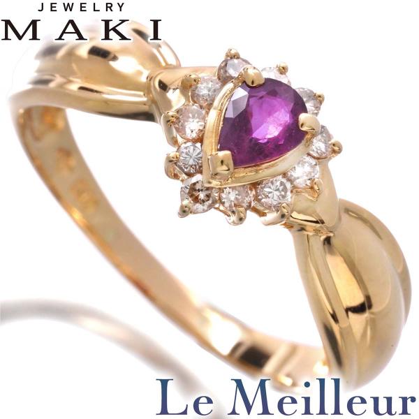 [商品ランク]S　新品仕上げ済※詳細は下表をご確認ください[ブランド]Jewelry MAKI - ジュエリーマキ[商品名]ジュエリーマキ ヘイローデザインリング[サイズ]デザイン幅：約8.0mm最小幅：約2.0mm高さ最大：約4.5mm指...