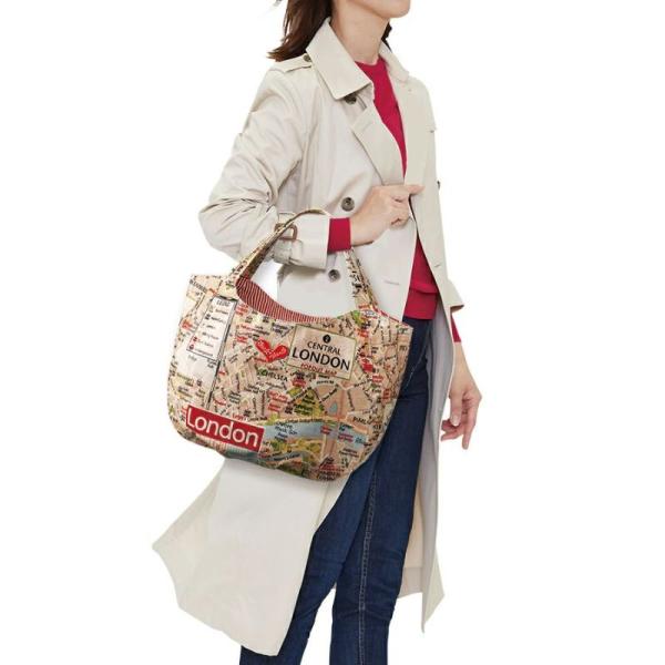 Think Bee!（シンクビー） ロンドンマップバッグ : インテリア雑貨