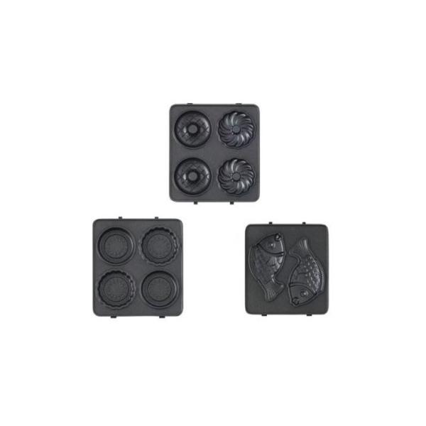 ［※お取り寄せ商品です※］別売りのマルチサンドメーカーシングルサイズIMS-502専用プレートです。それぞれドーナッツ、ミニタルト、たい焼きプレートになります。プレートはお手入れが簡単なので衛生的です。◇仕様◇・対応機種：IMS-502・品...