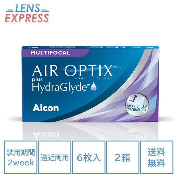 【エアオプティクス プラス ハイドラグライド 遠近両用】2週間使い捨て 遠近両用コンタクト1箱6枚入りBC:8.6PWR:±0.00(度なし)〜-10.00、+0.25〜+5.00ADD:LOW(MAX+1.25)/MED(MAX+2.00...