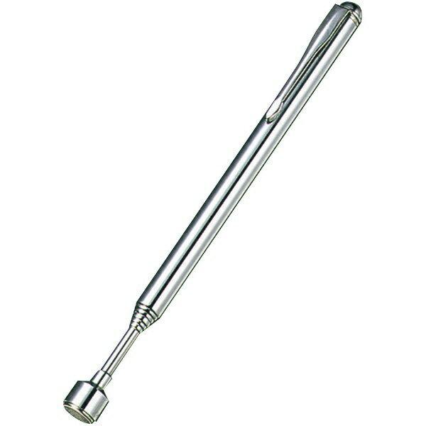 ■取りにくい場所へアンテナを伸ばし強力な磁力で金属片を拾えます。■伸縮自在のクリップ付アンテナは、携帯・保管・使用に便利です。【用途】金属拾い。【仕様】吸着力(N)：10■マグネット径(mm)：11　全長(mm)：133-645■質量(g)...