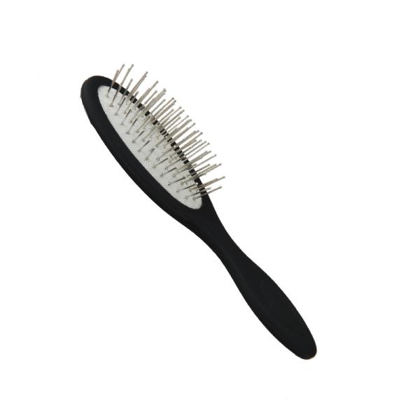 弾力性のあるクッションゴムに先玉加工を施したステンレスピンを植毛したウィッグ用クッションブラシです。ステンレスピンで静電気を防ぎます。目が粗めで、なめらかに髪を通すのでウィッグを傷めません。名称：クッションブラシ内容量： 1本サイズ：全長：...