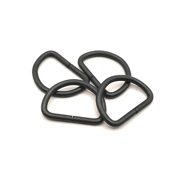 ■用途/特長閉じた輪金具です。カバンの持ち手、ショルダー紐のつなぎ金具などによく使われる金具です。■仕様／内容［サイズ］内径21mm/高さ14mm/線径3mm色：ダール数量：4個入り【当店取り扱いの金具の色表記について】　・ニッケル　　　　...