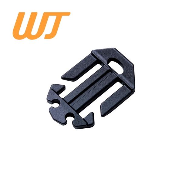 ■用途/特長メーカー：WOOJIN品番：Quick Attach Web Roller材質：ポリアセタールテープ巾：25mmテープに通して余ったテープなどを収納するのに便利なアジャスターです。