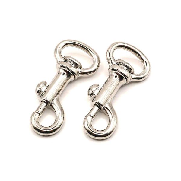 ■用途／特長ベルト巾：12mm長さ：約41mm色：ニッケル数量：2個入り※長さは入荷時期により若干の誤差があります。【当店取り扱いの金具の色表記について】　・ニッケル　　　　　ニッケル　・ゴールド（本金）　輝きがあり経年変化に強いメッキです...