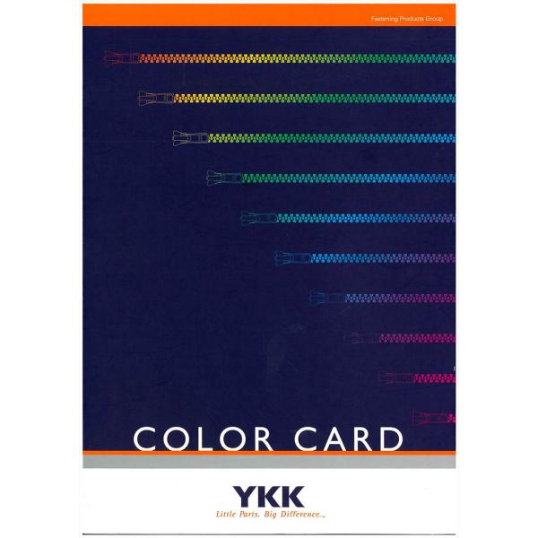 ■仕様/特長YKKファスナーの色見本帳です。YKKのファスナーの色番確認、色合わせにご使用いただけます。またファスナーだけでなくテープ類も共通の色番となっておりますので、発注の際の色確認に便利です。YKKファスナー色見本帳世界共通の約582...
