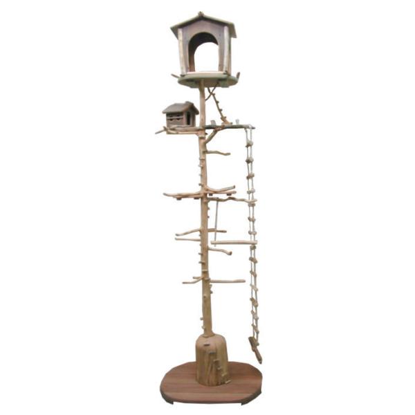 【発売日：2021年11月12日】“ 流木アート販売のさきがけが永年の実績を基に、制作お届けする。!! ”　※当工房のオリジナルブランドの流木バードタワーは、永年の実績を基に...実用本位のシッカリとした本格構造で、レイアウトも色々楽しめる...