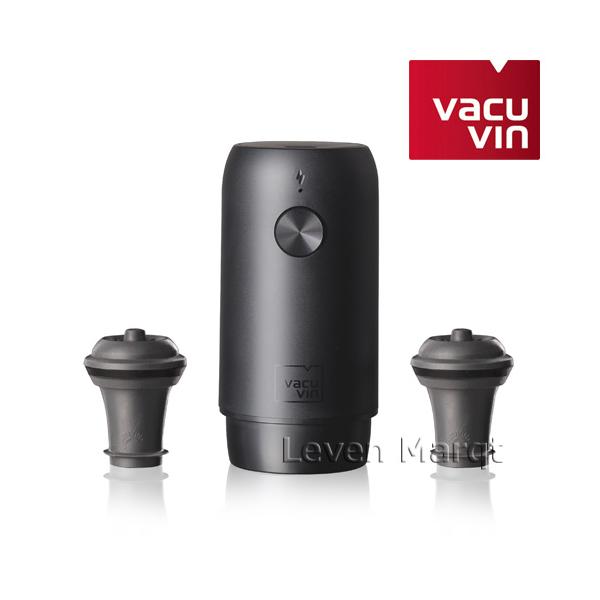 バキュバン vacuvin 電動ワインセーバーワンタッチ操作で、簡単に素早く空気が抜けるワインサーバーです。ストッパ―をボトルにセットし、本体をかぶせて電源ボタンを押すだけでの簡単操作で、ワインの鮮度を保つ事ができます。一回の充電で約40本...